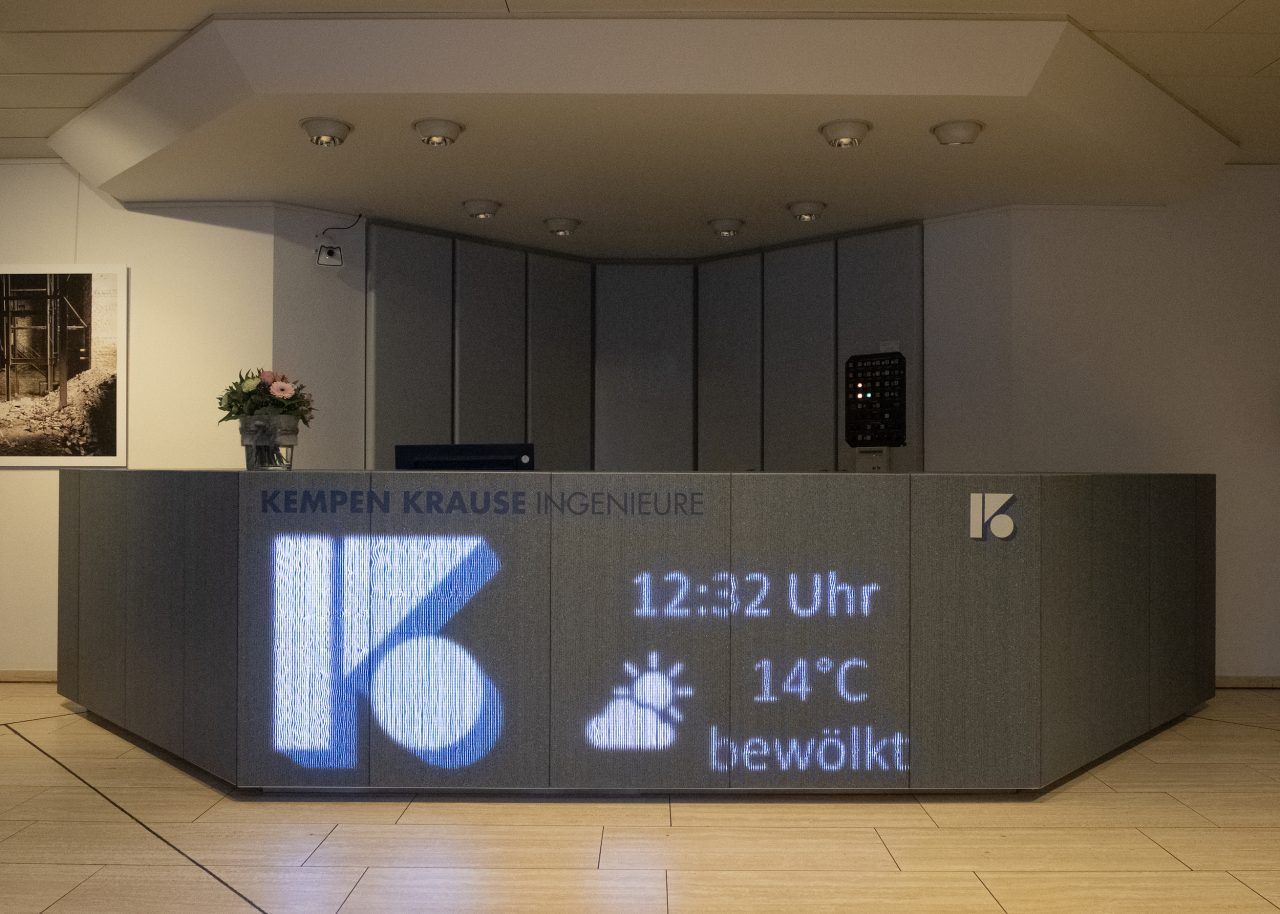 Entrance area applications of translucent concrete – Lucem GmbH